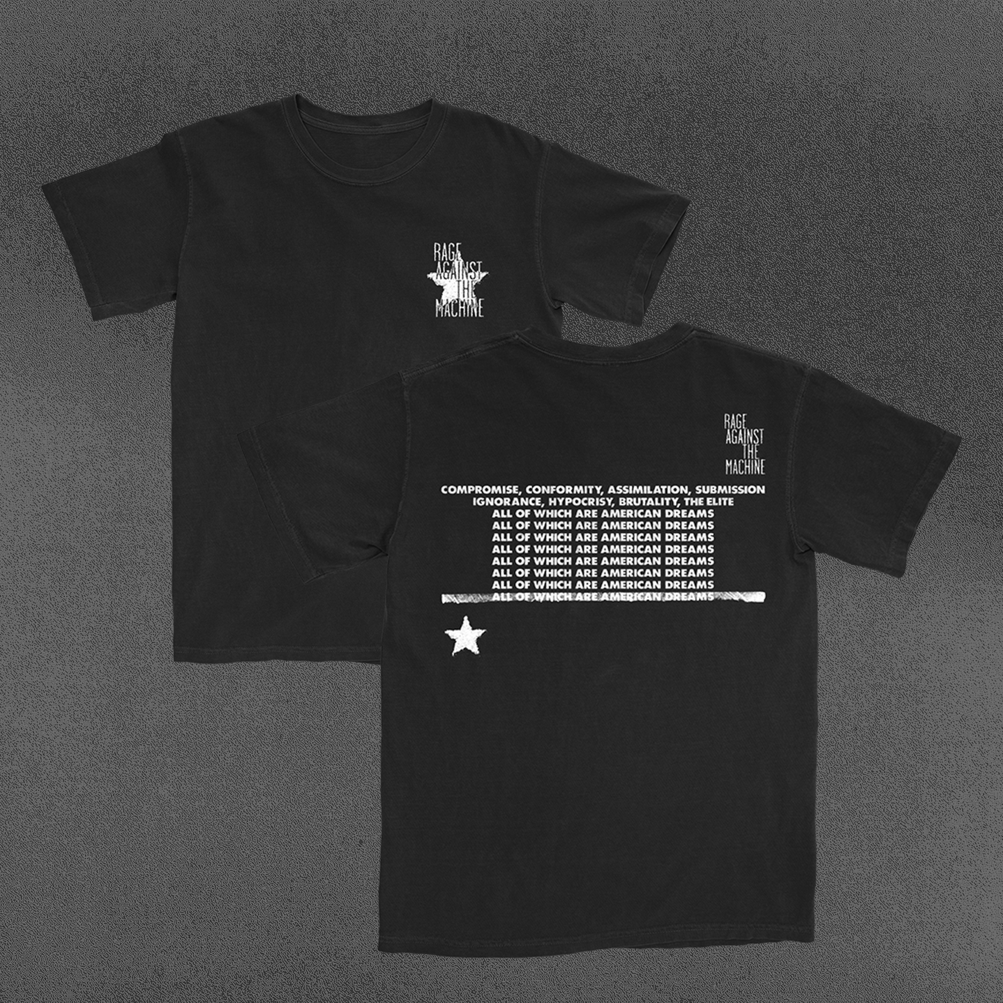 Enemy Star T Shirt Rage Against The Machine Official Store